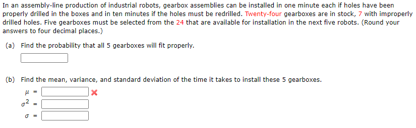 Solved In an assembly-line production of industrial robots, | Chegg.com