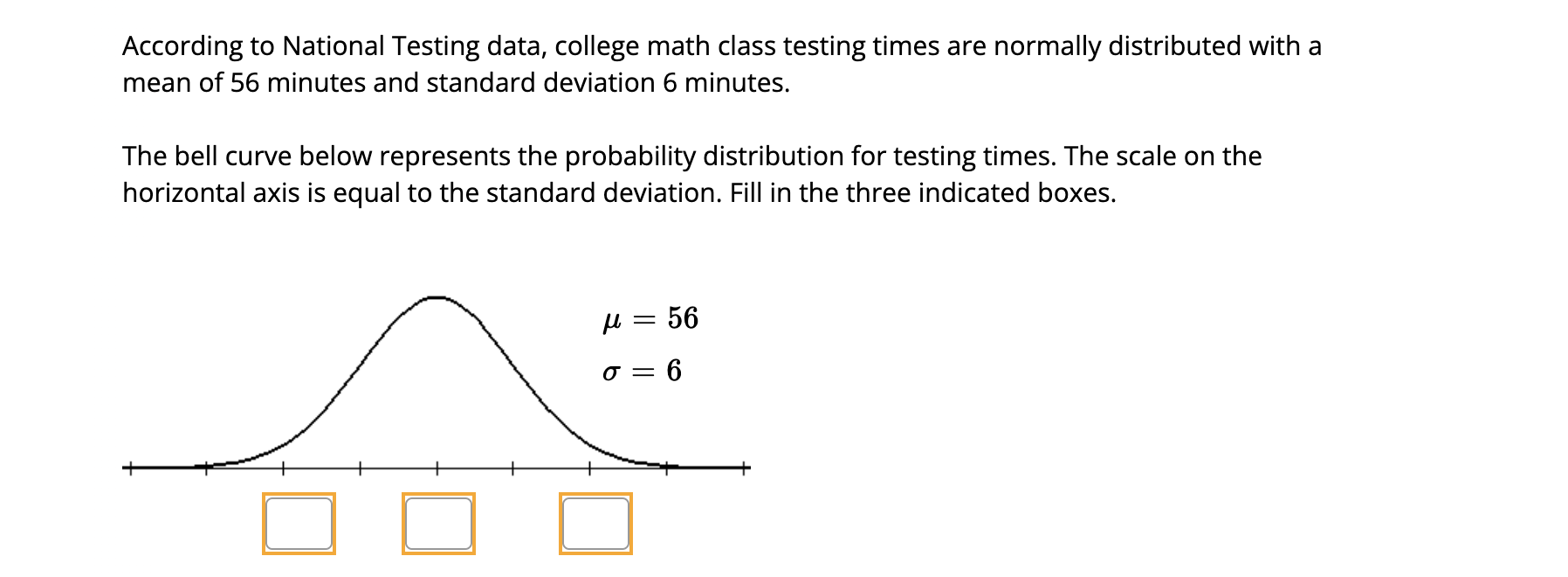 Solved According to National Testing data, college math | Chegg.com