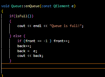 Solved This is a circular queue that utilizes a linked-list | Chegg.com
