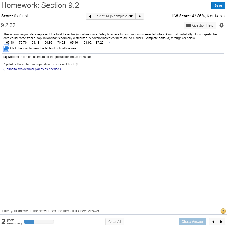 Solved Homework Section 9 2 Save Score 0 Of 1 Pt 12 Of 14