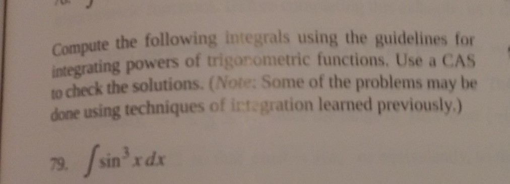 Solved Compute the following integrals using the guidelines | Chegg.com