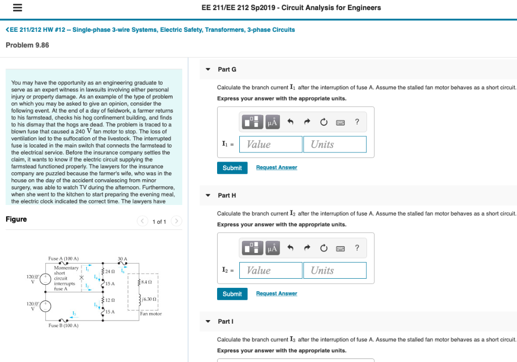 Solved EE 211/EE 212 Sp2019-Circuit Analysis for Engineers | Chegg.com