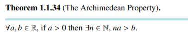 Solved Use Archimedean property to prove that V E R if Vn € | Chegg.com