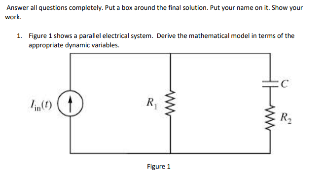 Solved Answer all questions completely. Put a box around the | Chegg.com