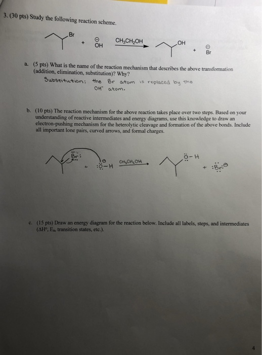 Solved 3.(30 pts) Study the following reaction scheme. Br + | Chegg.com Solved 3.(30 pts) Study the following reaction scheme. Br + | Chegg.com
