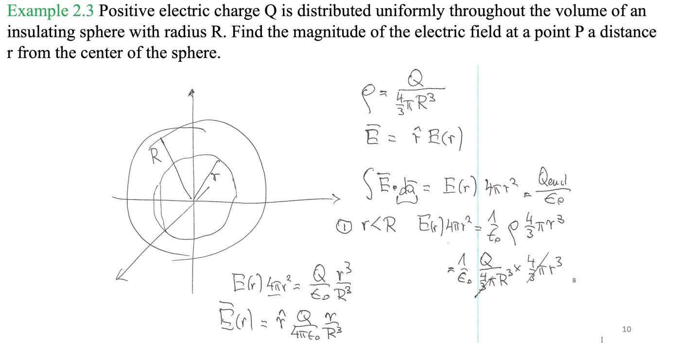 Solved 1. [5] A sphere has radius R and uniform volume | Chegg.com