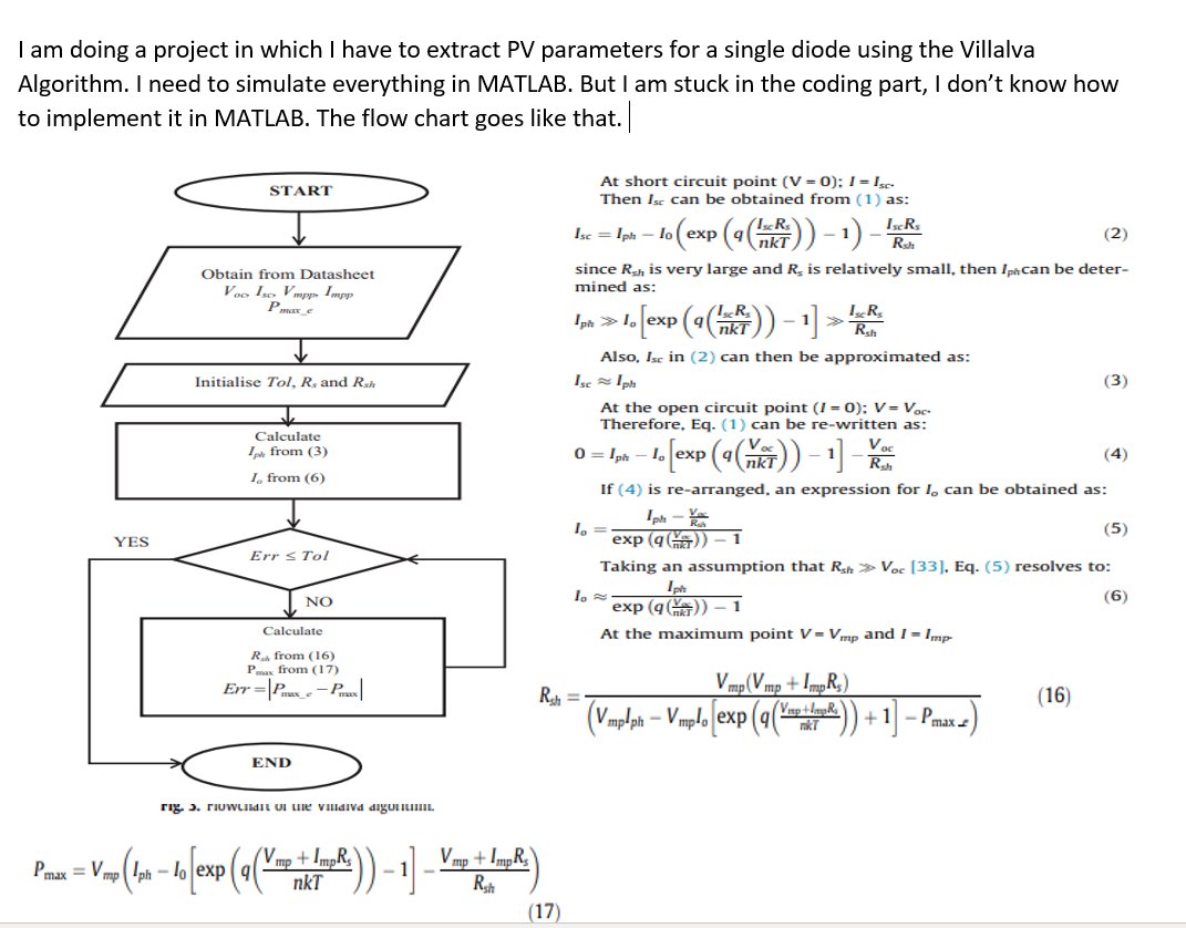 Solved Using matlab I got this code from following the | Chegg.com