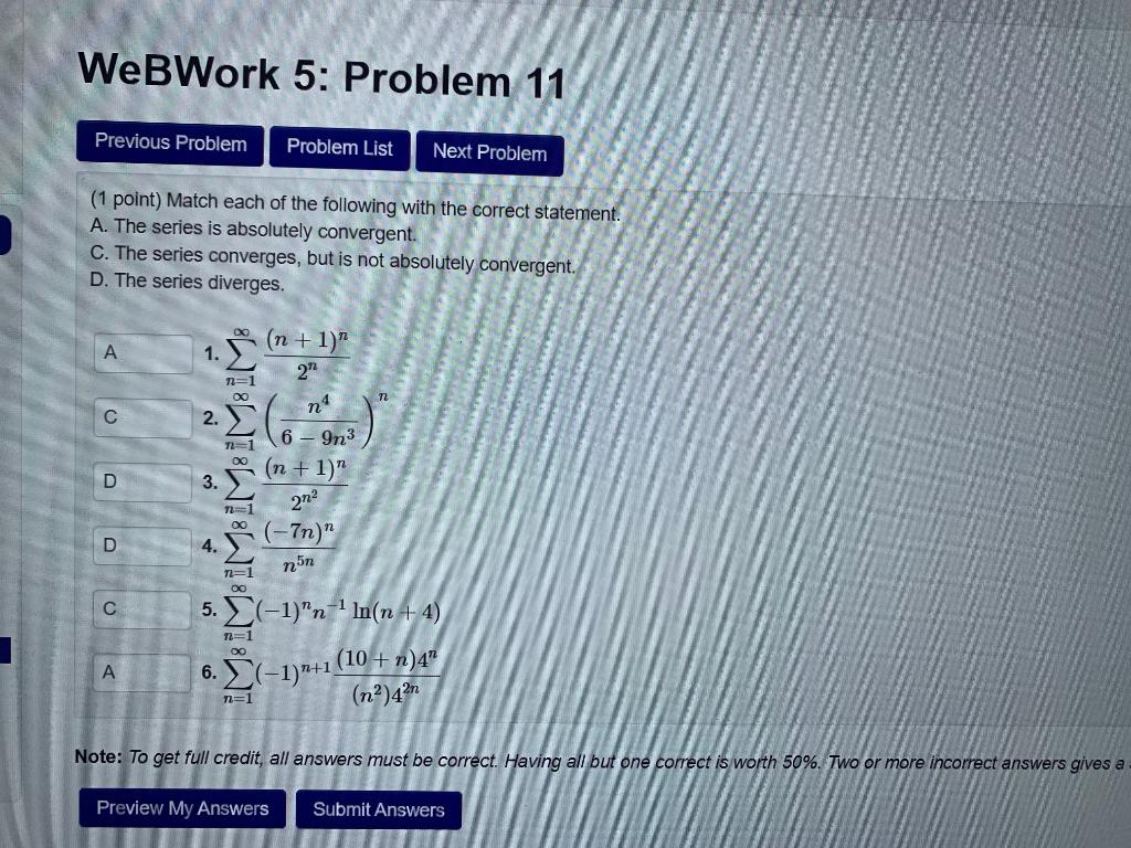 Solved WeBWork 5: Problem 11 Previous Problem Problem List | Chegg.com Solved WeBWork 5: Problem 11 Previous Problem Problem List | Chegg.com