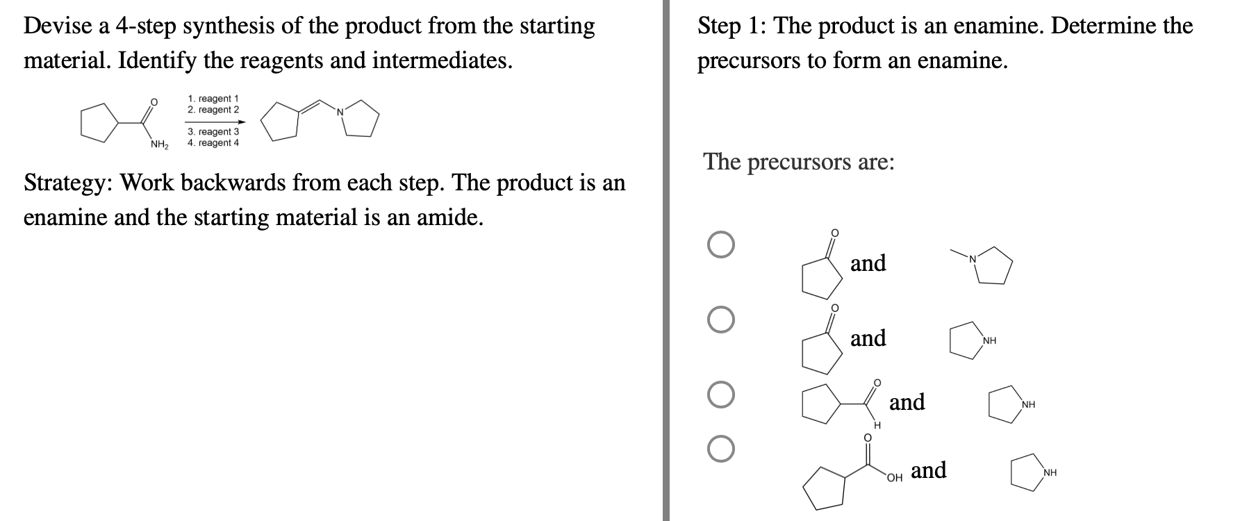 Solved Devise a 4-step synthesis of the product from the | Chegg.com