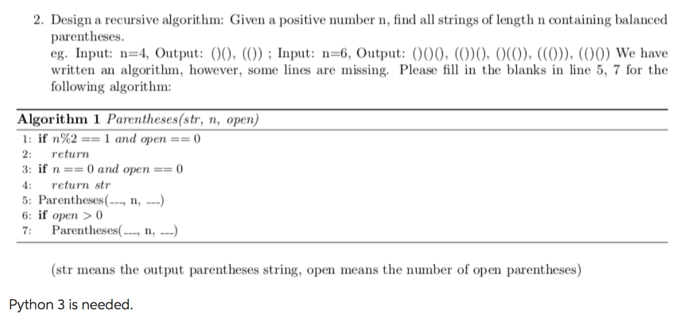 Solved 2. Design a recursive algorithm: Given a positive | Chegg.com