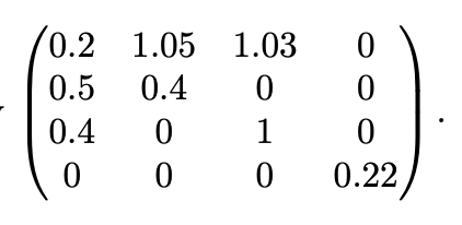 Solved Consider the square matrix given by:Make a conjecture | Chegg.com