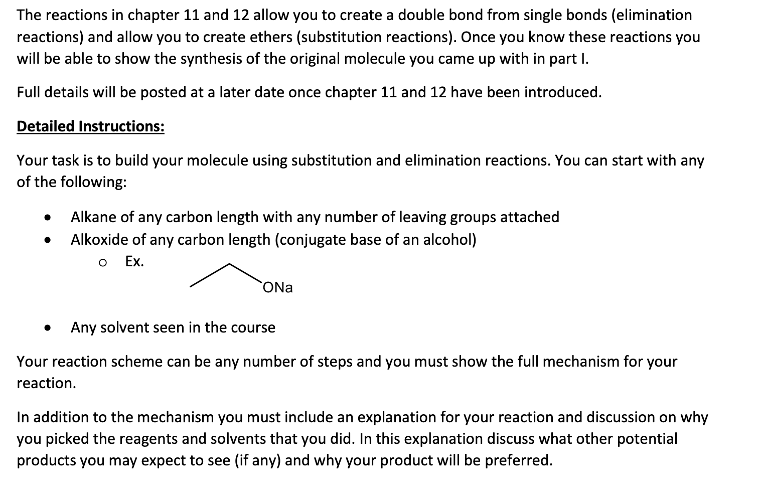 Solved The reactions in chapter 11 and 12 allow you to | Chegg.com