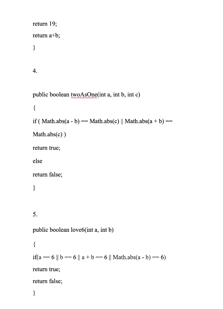 Solved 1. public boolean monkey Trouble(boolean aSmile, | Chegg.com