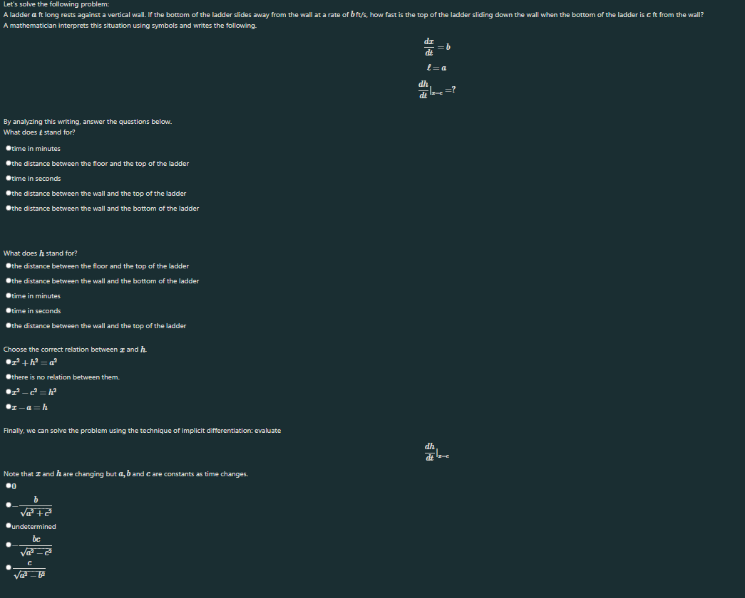 Solved Let's solve the following problem: A mathematician | Chegg.com