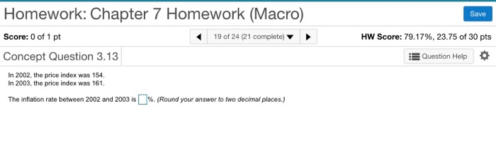 Solved Homework: Chapter 7 Homework (Macro) Save HW Score: | Chegg.com