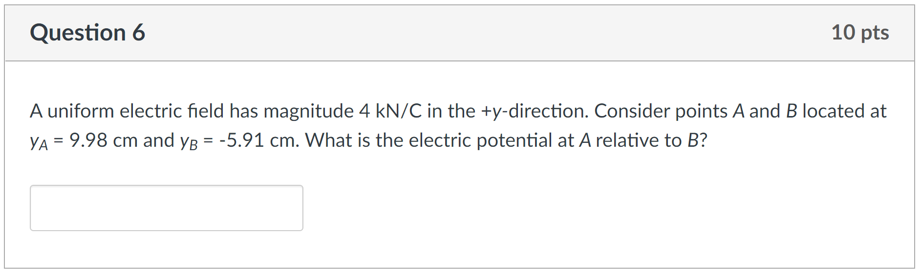 Solved A uniform electric field has magnitude 4 kN/C in | Chegg.com