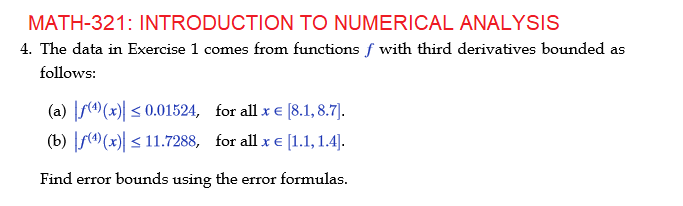 Solved 1. Use the forward-difference formulas and | Chegg.com