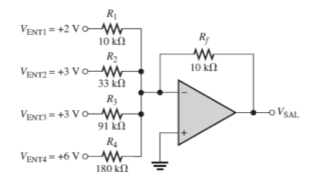 Solved Determine the value of Rf necessary to produce an | Chegg.com