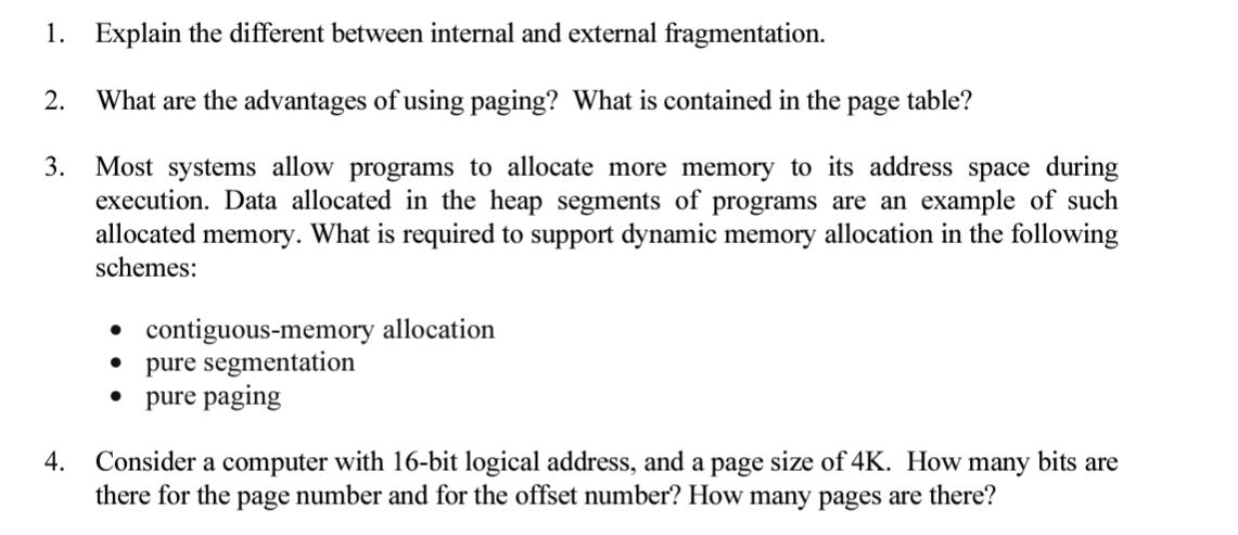 Solved 1. Explain the different between internal and | Chegg.com