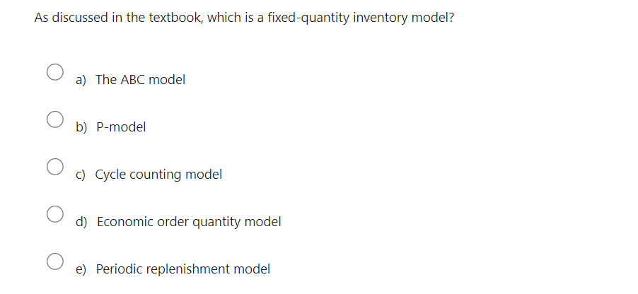 Solved As discussed in the textbook, which is a | Chegg.com