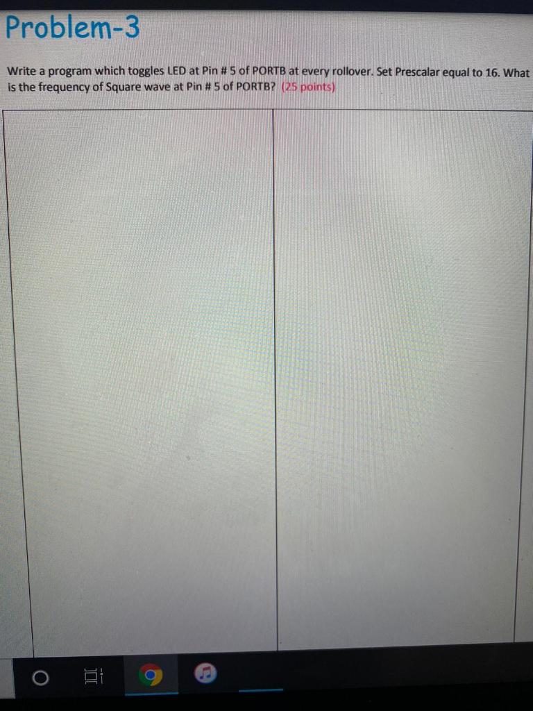 Solved Problem-3 Write a program which toggles LED at Pin #5 | Chegg.com