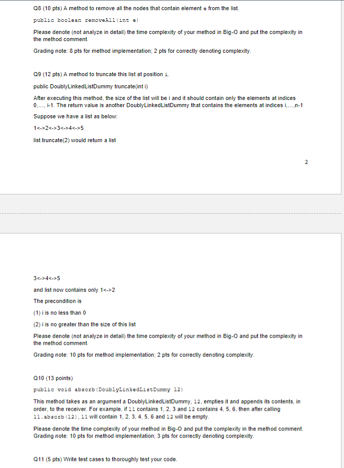 Solved Add the following methods to DintNode class and a | Chegg.com