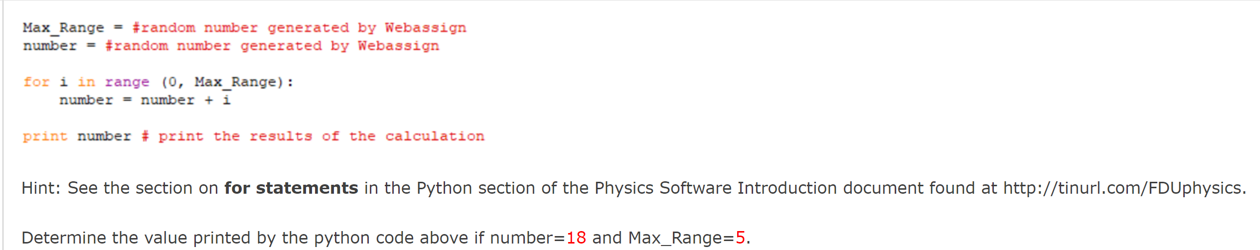 Solved Max_Range = \#random number generated by Webassign | Chegg.com