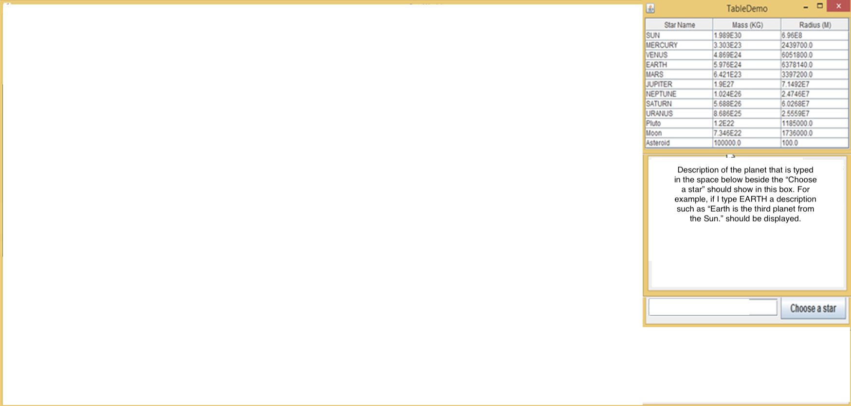 I have a Java assignment using Jframe, Jtable, etc. | Chegg.com