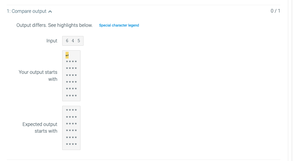 Solved 1: Compare output ∧ 0/1 Output differs. See | Chegg.com