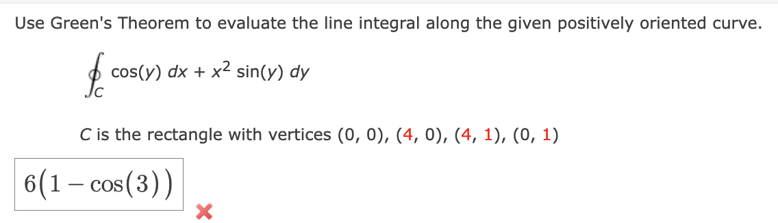 Solved Use Green's Theorem to evaluate the line integral | Chegg.com
