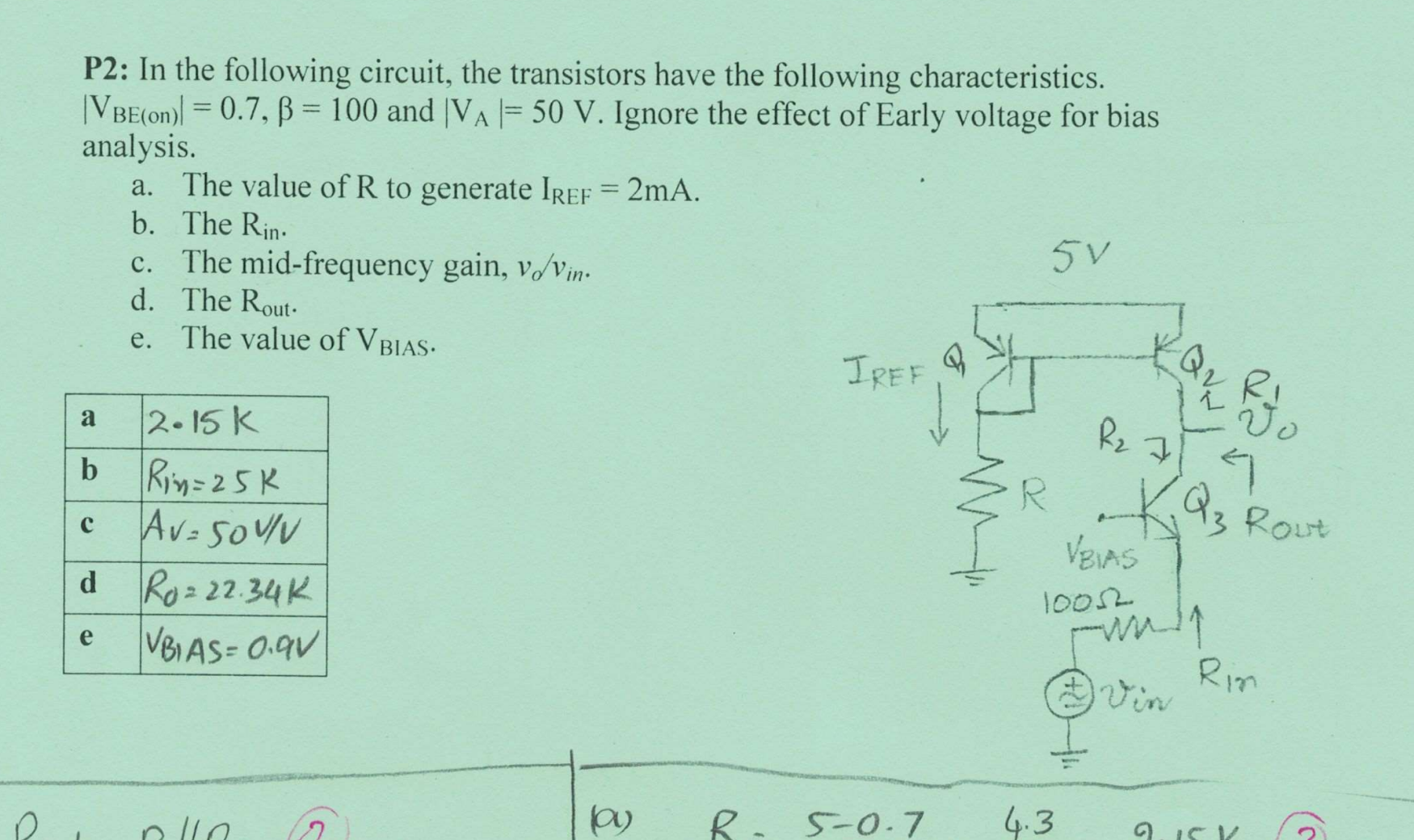 Solved Please answer step by step ASAP will upvote P2: In | Chegg.com