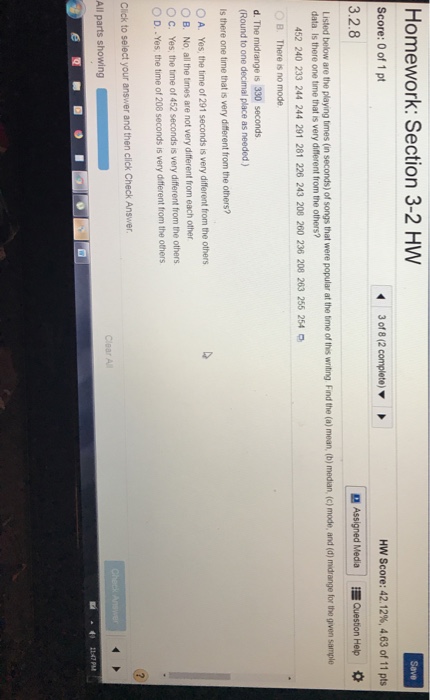 Solved Homework Section 3 2 Hw Score 0 Of 1 Pt 3 2 8 Save