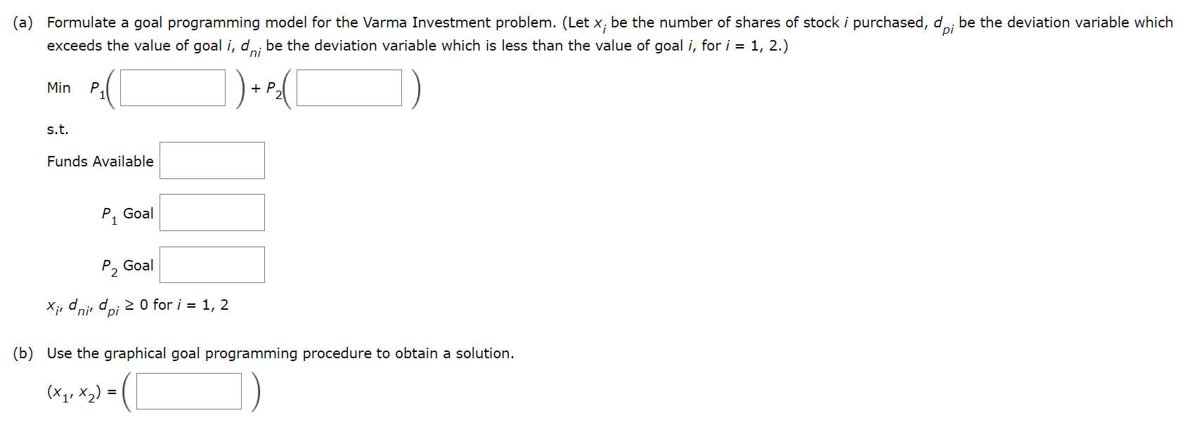 Solved Varma Investment Services must develop an investment | Chegg.com