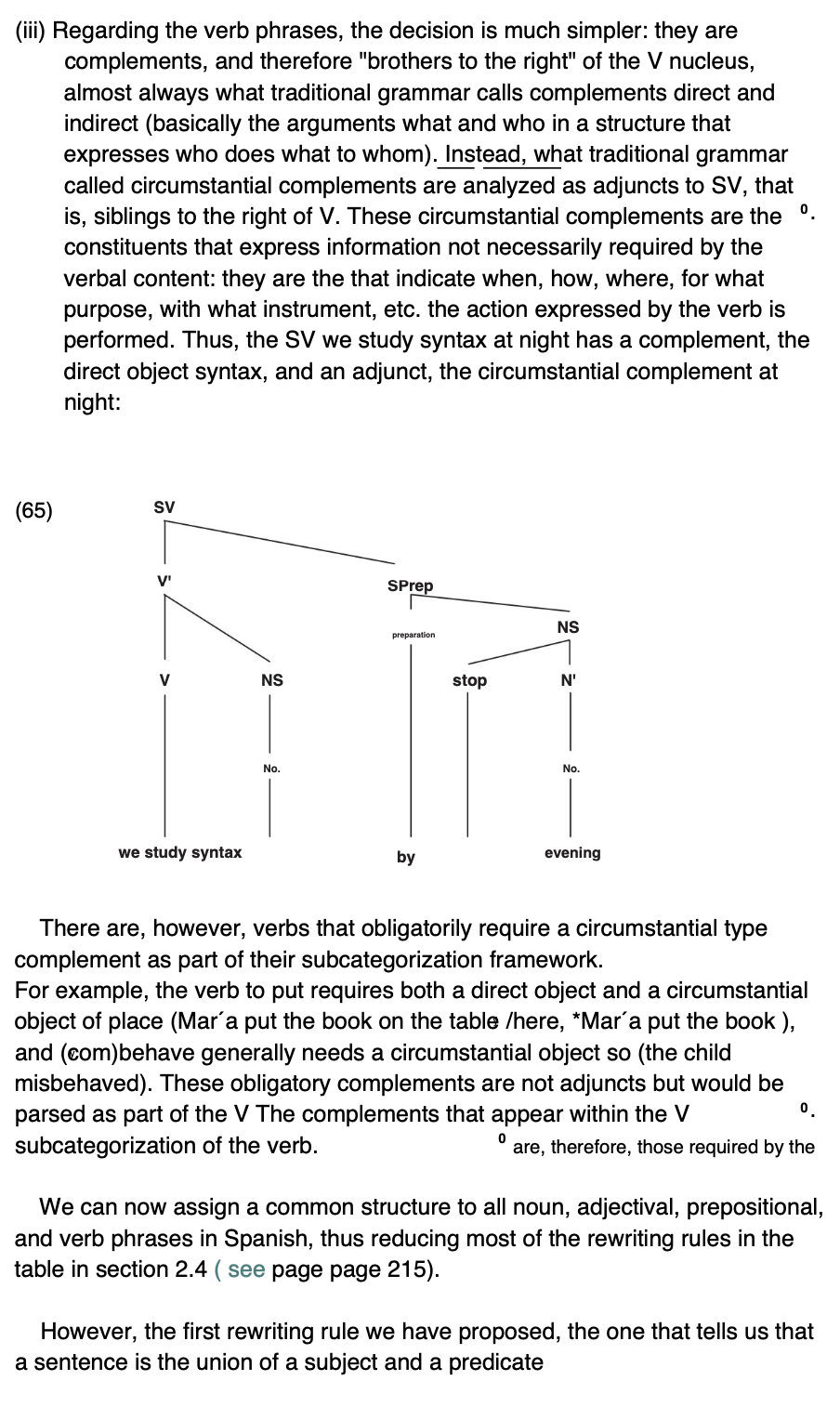 Solved Indicate whether the verb contrast between the | Chegg.com