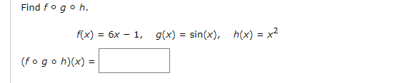 Solved Consider the following functions. f(x)=x2,g(x)=x+8 | Chegg.com