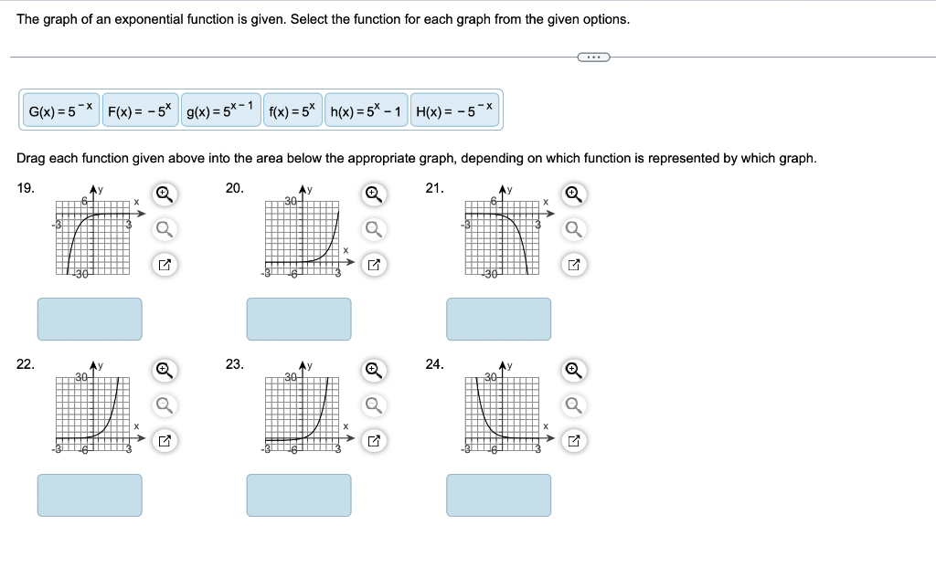 Solved The graph of an exponential function is given. Select | Chegg.com