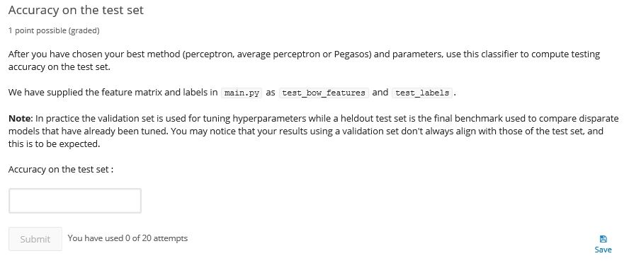 Solved 8. Parameter Tuning n Bookmark this page You finally | Chegg.com