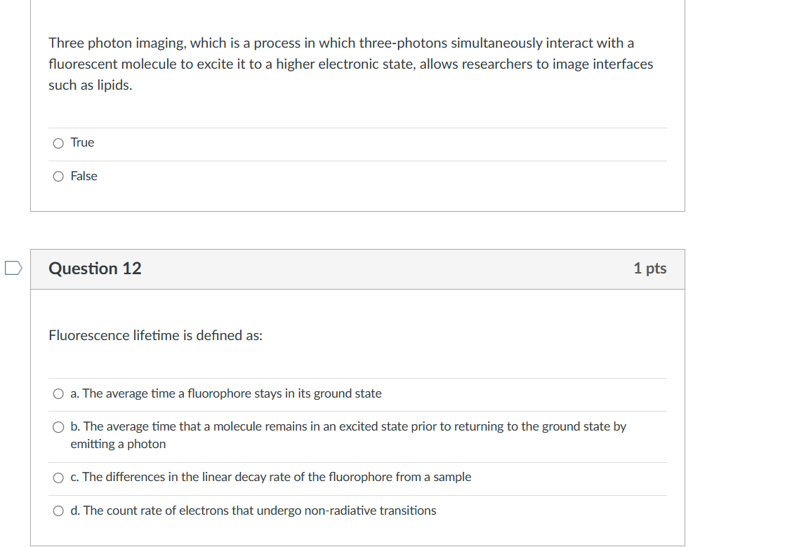 Solved Three photon imaging, which is a process in which | Chegg.com