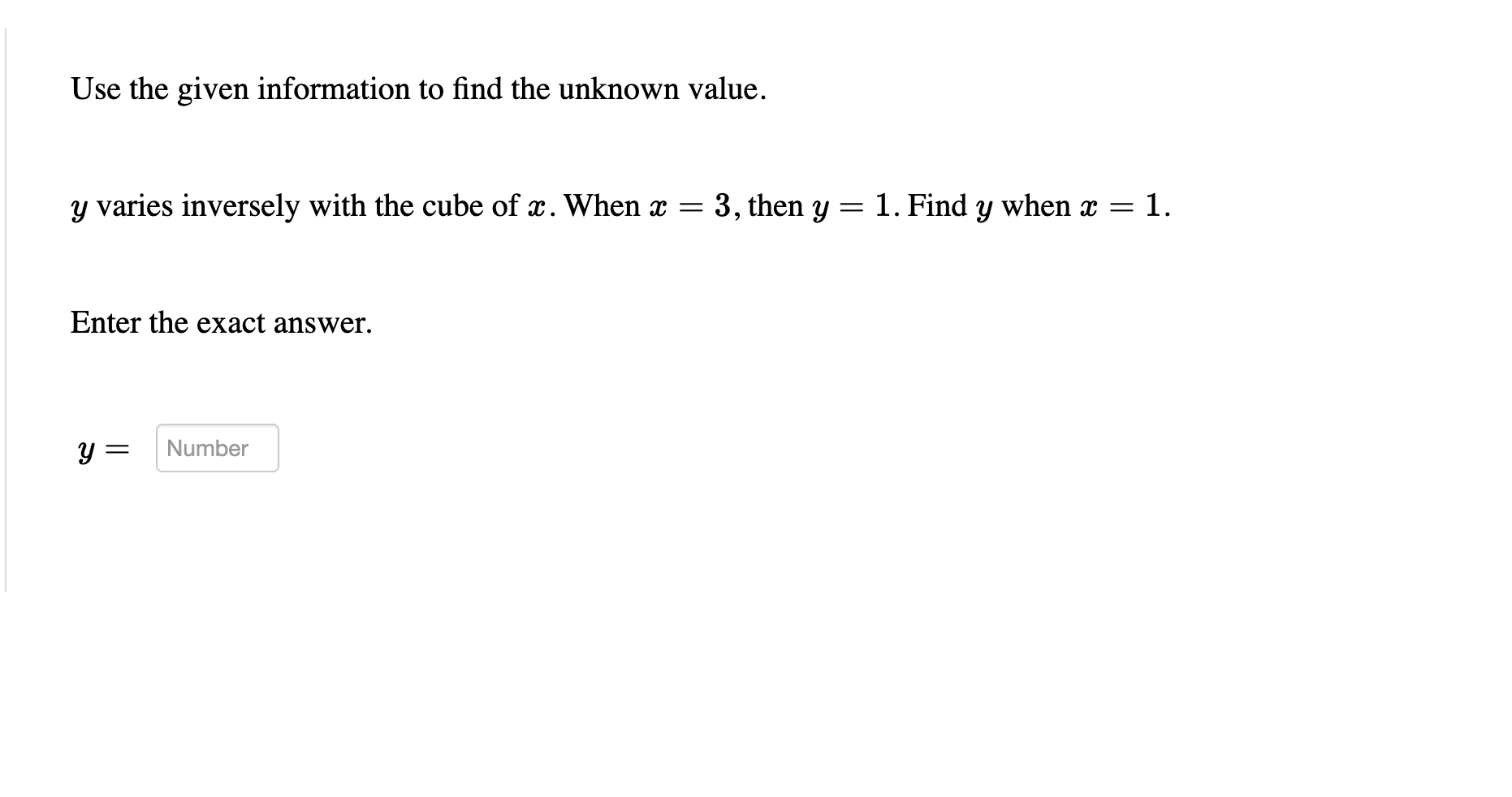 Solved Use the given information to find the unknown value. | Chegg.com