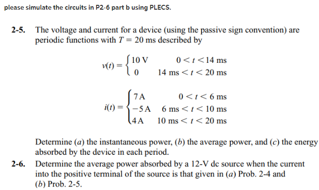 Solved PLEASE SIMULATE THIS PROBLEM USING PLECS. NOT ASKING | Chegg.com