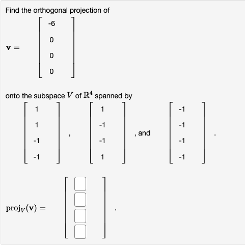 Solved -6 Use Theorem 5.5.2 to write the vector v = 10 2. | Chegg.com