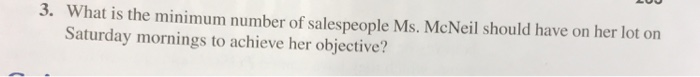Case Problem 2 McNeil's Auto Mall Harriet McNeil, | Chegg.com