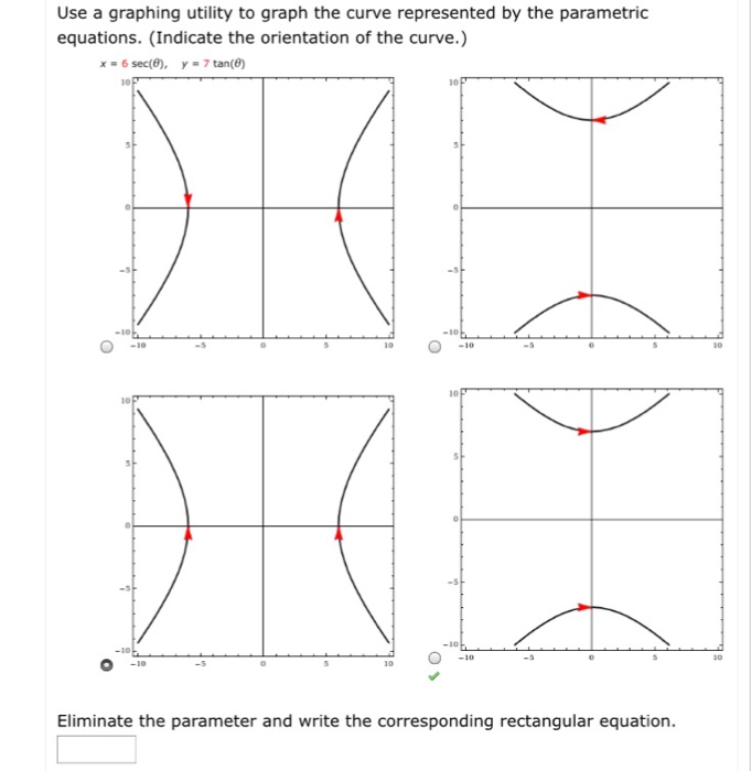 Solved Sketch The Curve Represented By The Parametric