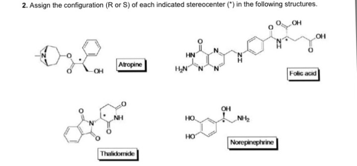 Solved Assign the configuration (R or S) of each indicated | Chegg.com