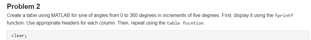 Problem 2How would I go about coding this particular | Chegg.com