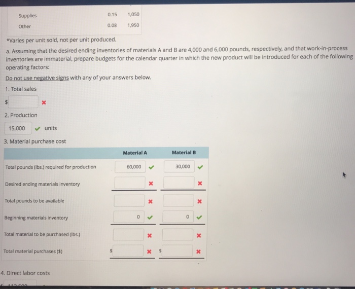 Solved Please only answer the parts with red X’s next to | Chegg.com Solved Please only answer the parts with red X’s next to | Chegg.com