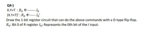 Solved Draw the 1-bit register circuit that can do the above | Chegg.com