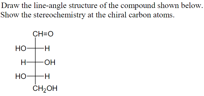 Solved Draw the line-angle structure of the compound shown | Chegg.com