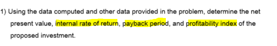 Solution 2a: Computation of Net Present Value - | Chegg.com