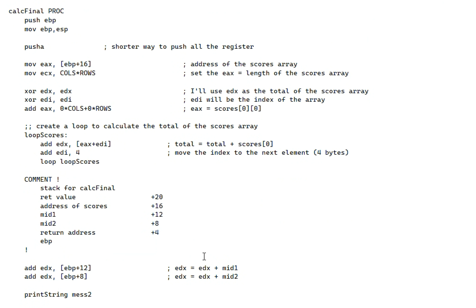 Solved INCLUDE Irvine 32.inc MAX =415 MIN_A | Chegg.com